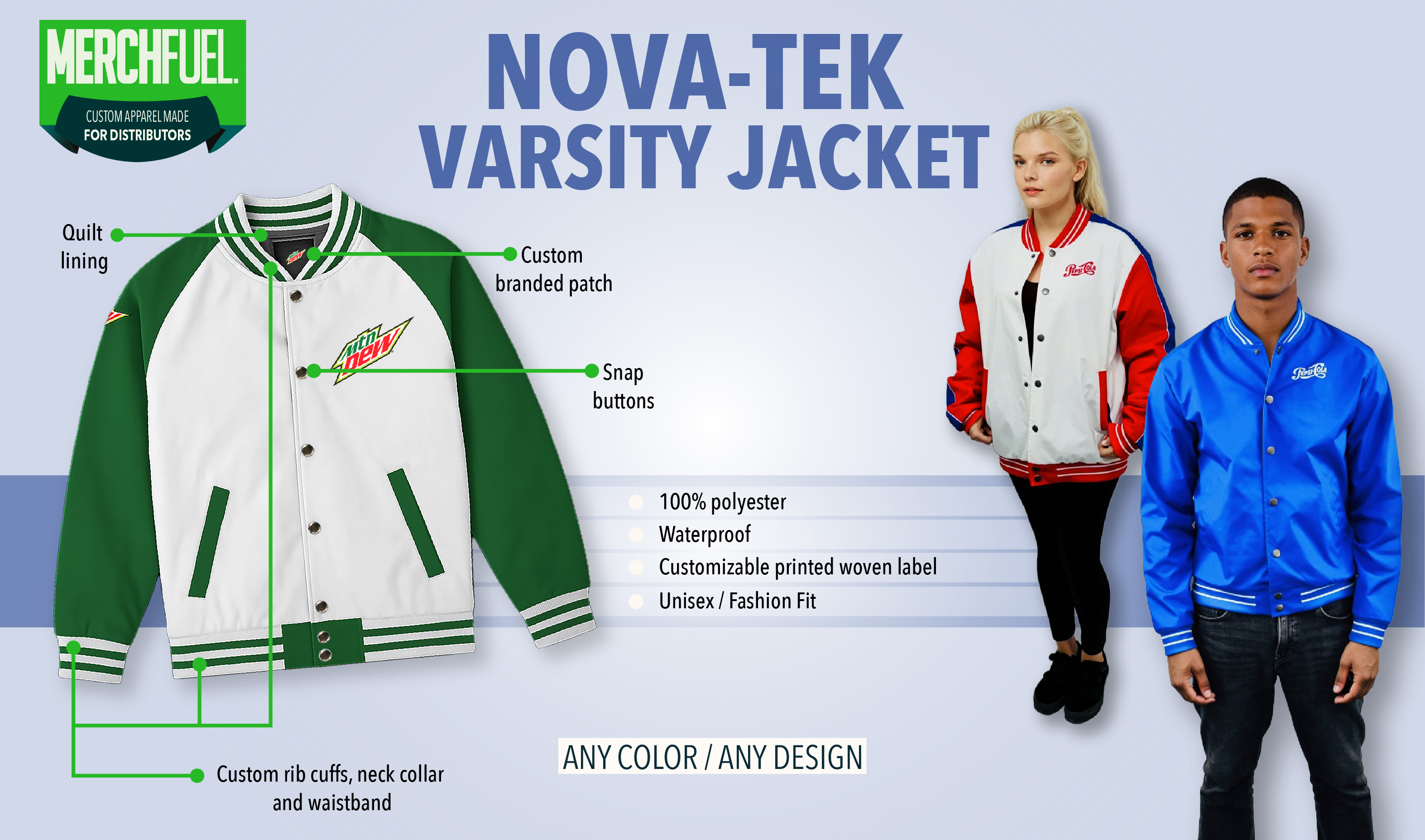 Nova-tek Varsity Jacket